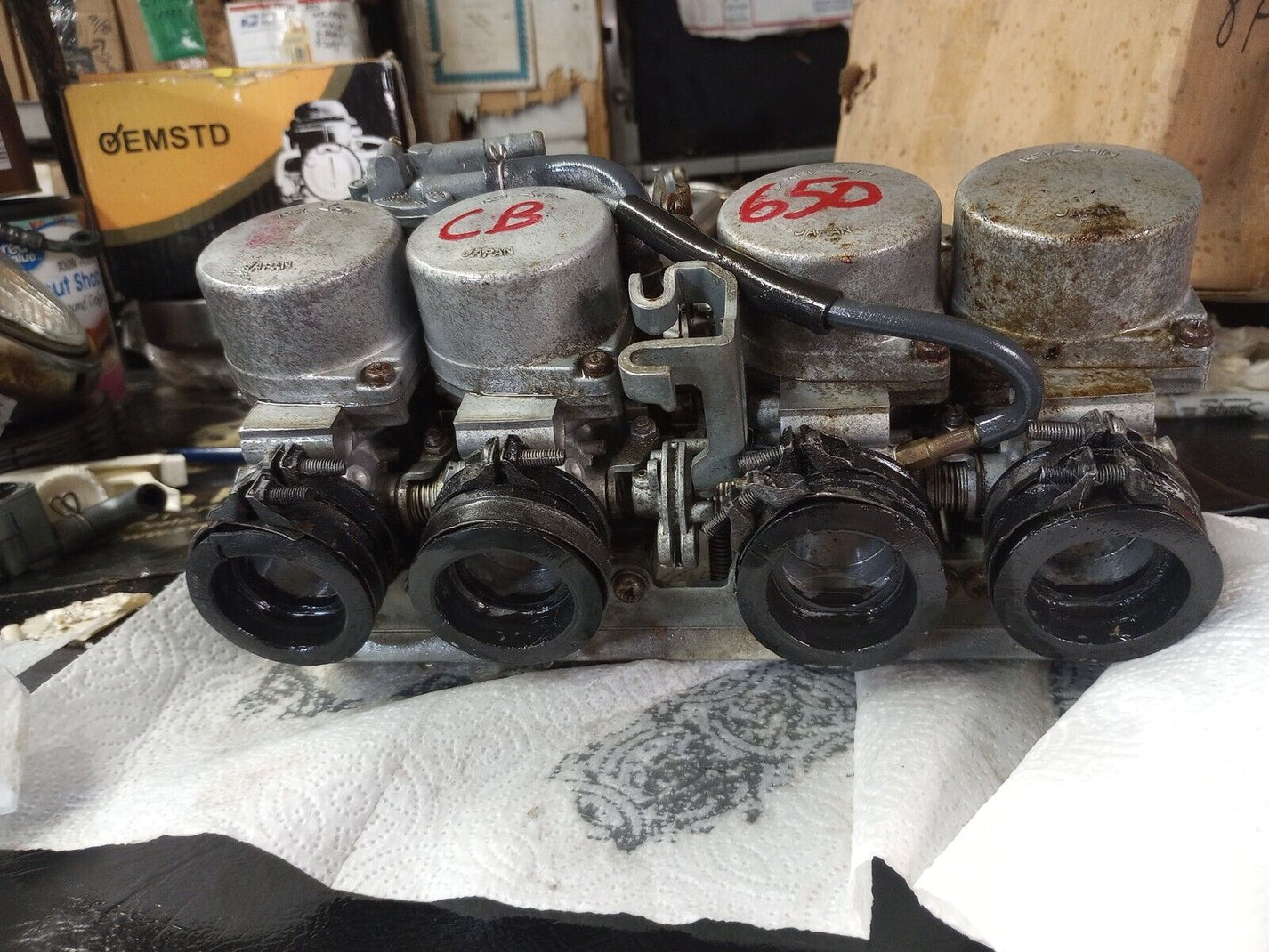 SOLD SOLD 1981 Honda CB650 CB 650 Carburetors Carbs Carb Carburetor ...